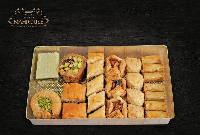 Assortiment de Baklava (Baklava mixte) – Patisserie Mahrouse